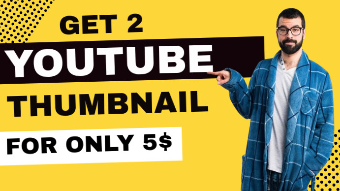 Yellow Youtube Thumbnail Template | PosterMyWall