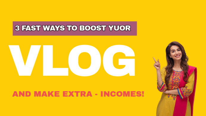 Yellow Youtube Thumbnail Template | PosterMyWall