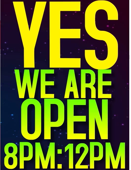 Yes We Are Open Flyer (us Letter) Template | PosterMyWall