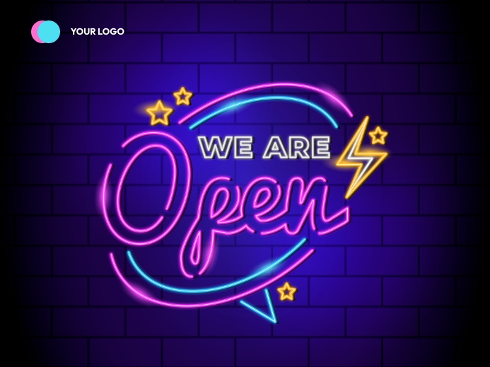Yes We are Open yard sign Template | PosterMyWall