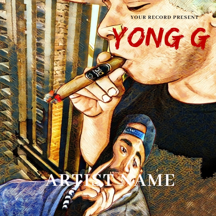 YG Hip Hop Mixtape/Album Cover Art Template | PosterMyWall