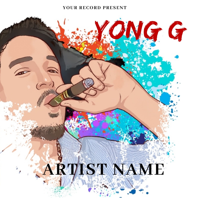 YG4 Hip Hop Mixtape/Album Cover Art Template | PosterMyWall