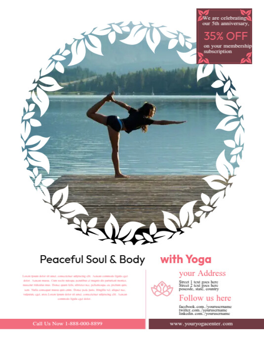 Yoga Ads Template | PosterMyWall