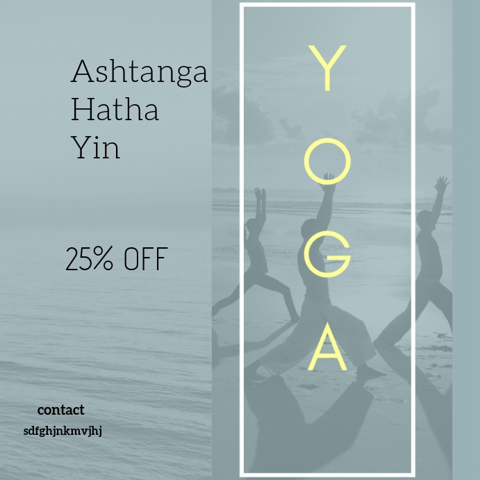 Copy of Yoga advertisement template | PosterMyWall