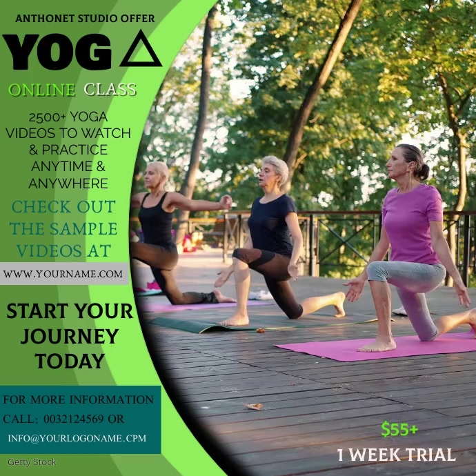 Copy of Yoga and morning walk (1) | PosterMyWall