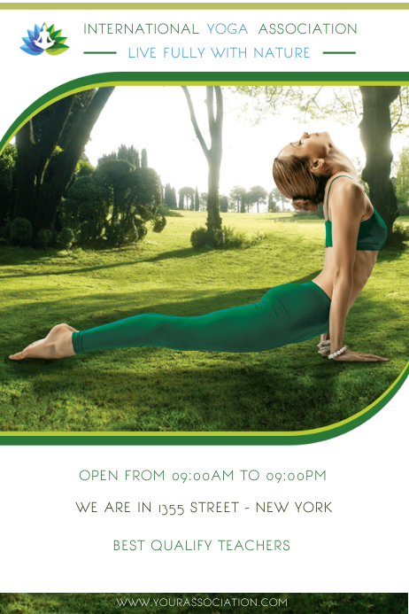 Yoga association Template | PosterMyWall