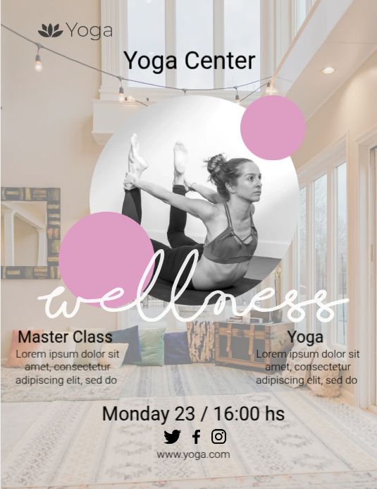 Yoga Center AD Template | PosterMyWall