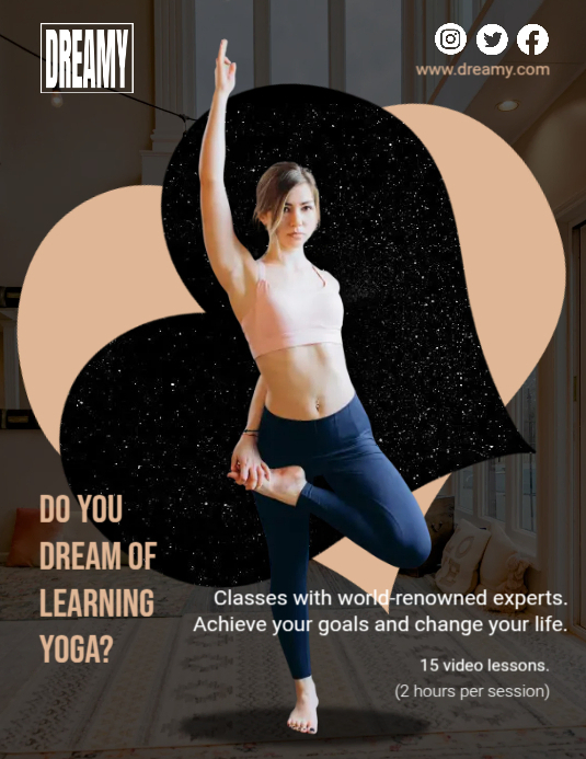 Yoga Class ADS Template | PosterMyWall