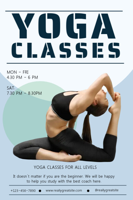 Plantilla de YOGA CLASS | PosterMyWall