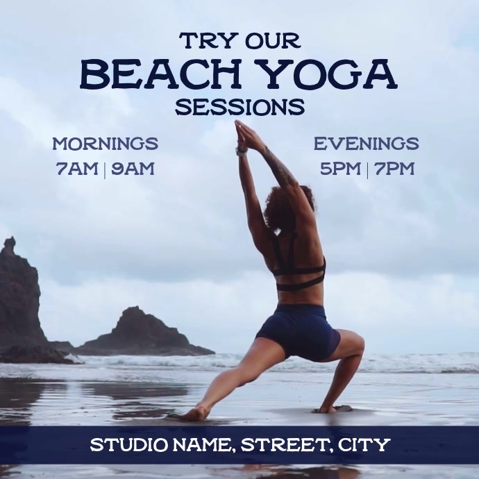 Yoga class Template | PosterMyWall