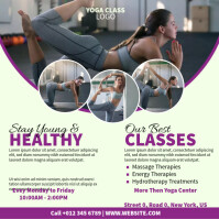 Yoga Class Ads Template | PosterMyWall