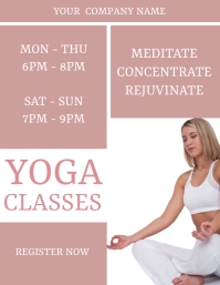 YOGA MEDITATION CLASS POSTER TEMPLATE | PosterMyWall