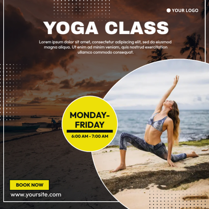 Yoga Class Template | PosterMyWall
