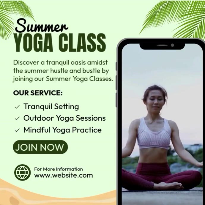 Yoga Classes Template | PosterMyWall