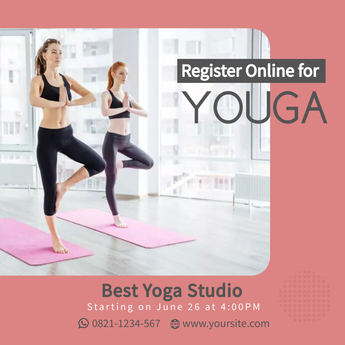Yoga Classes Template | PosterMyWall