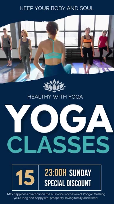 yoga classes Template | PosterMyWall