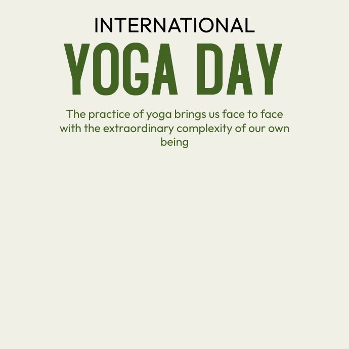 Yoga Day Ads Template | PosterMyWall