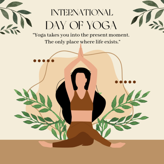 Copy of Yoga day Cards | PosterMyWall