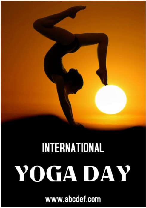 Copy of YOGA DAY CELEBRATION | PosterMyWall