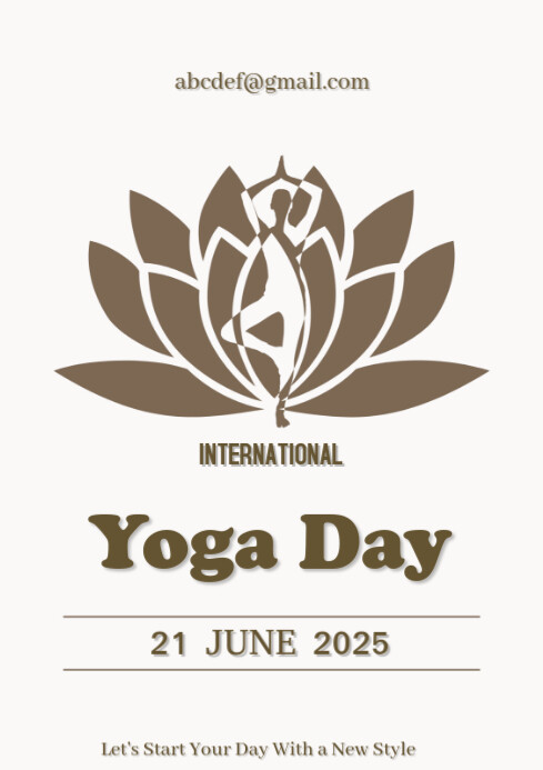 Copy of YOGA DAY CELEBRATION | PosterMyWall