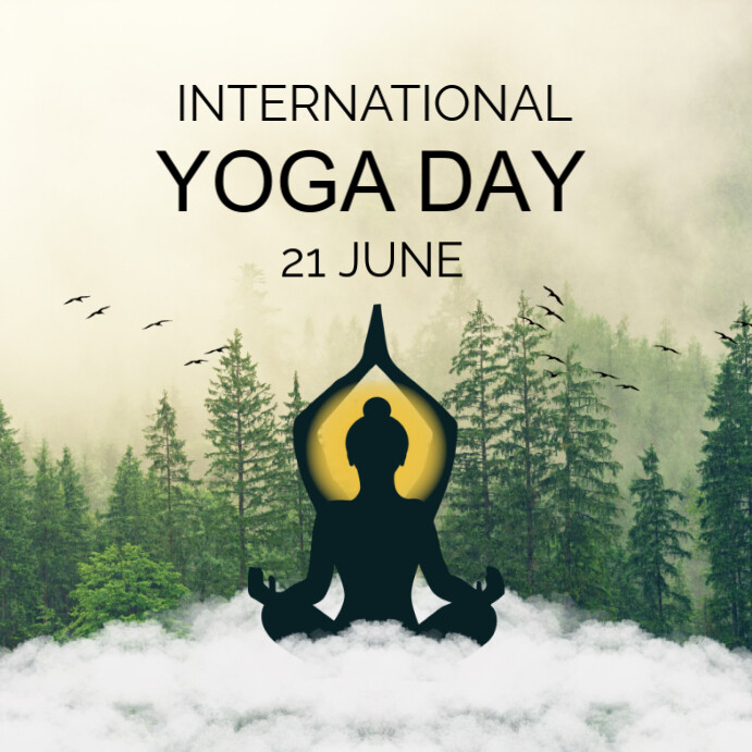 Copy of Yoga day celebration | PosterMyWall