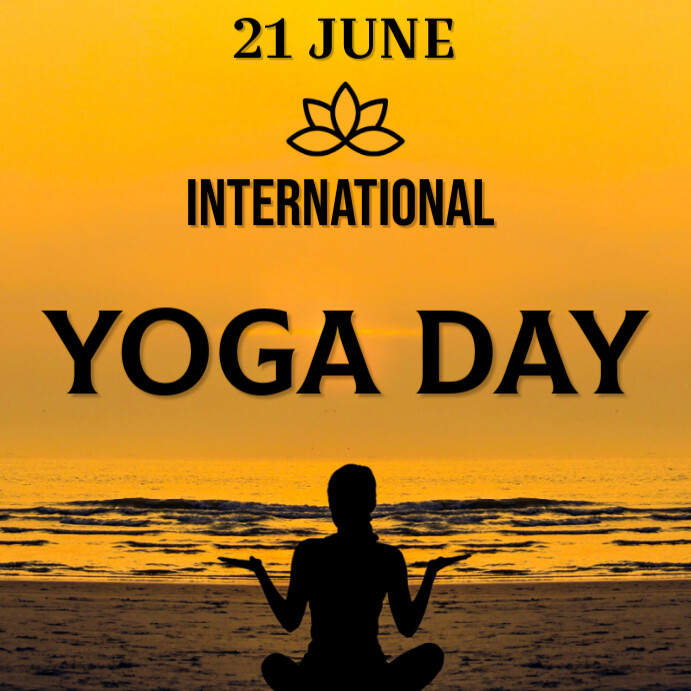 Copy of YOGA DAY CELEBRATION | PosterMyWall