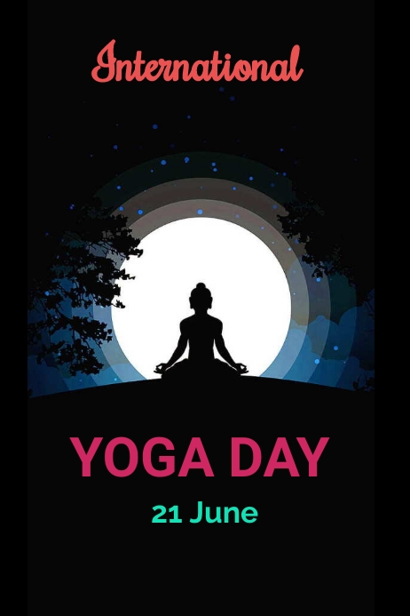 Yoga Day Template | PosterMyWall