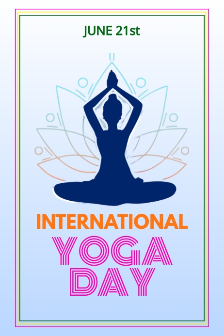Yoga Day Template | PosterMyWall