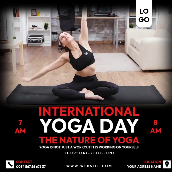 YOGA DAY Template | PosterMyWall