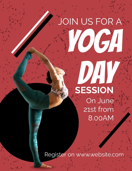 Yoga Day Template | PosterMyWall
