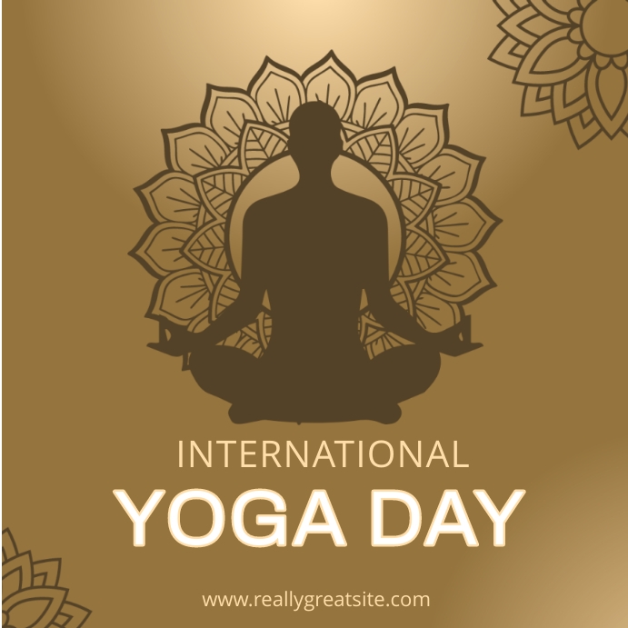 Yoga Day Template | PosterMyWall