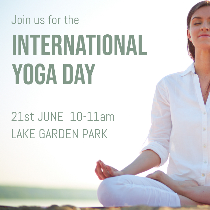 yoga day graphic Template | PosterMyWall