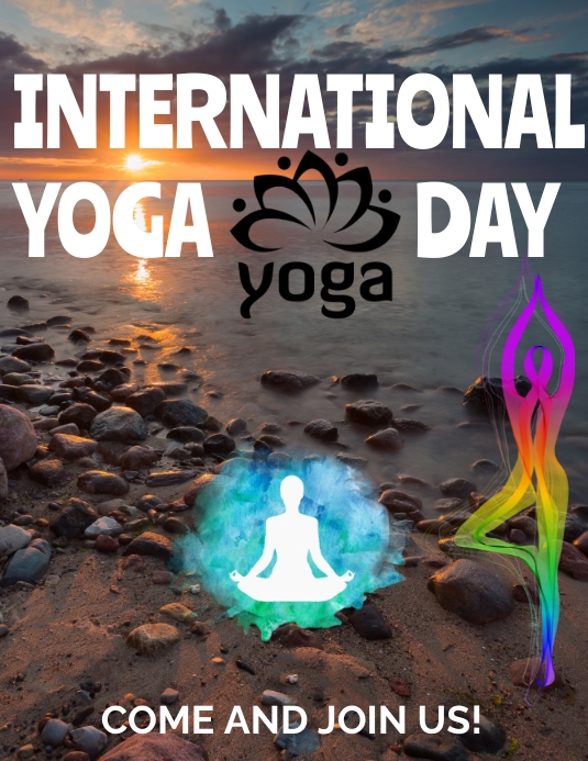 yoga day post Template | PosterMyWall