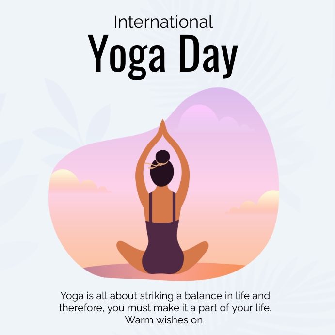 Yoga Day Poster Template | PosterMyWall