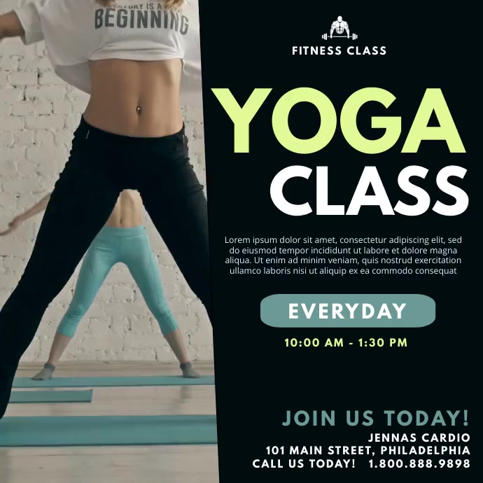 Yoga Template | PosterMyWall