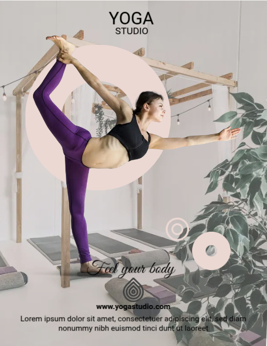 Copy of Yoga Fitness AD | PosterMyWall