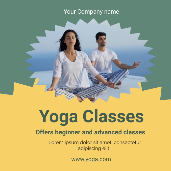 Plantilla de yoga flyers | PosterMyWall