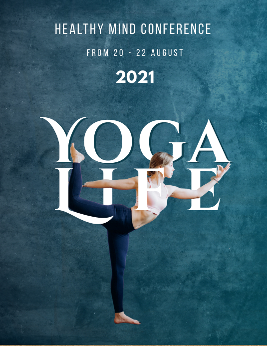 YOGA HEALTH CONFERENCE Template | PosterMyWall