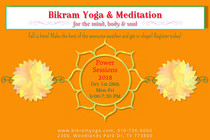 YOGA MEDITATION CLASS POSTER TEMPLATE | PosterMyWall
