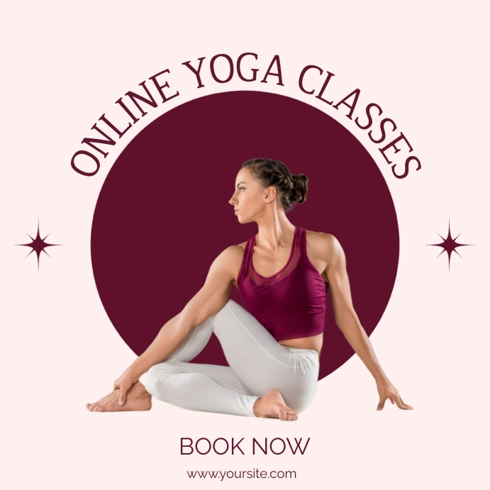 Yoga online classes Instagram post Template | PosterMyWall