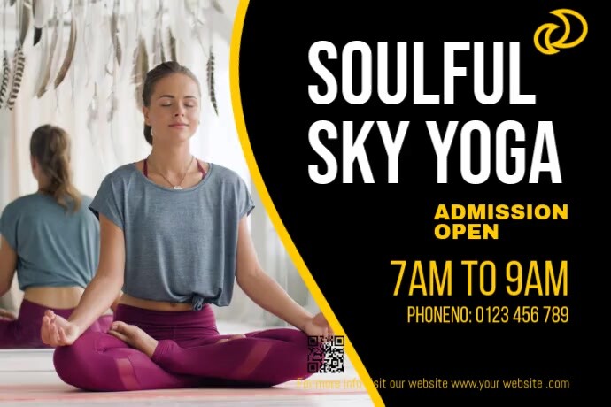Yoga poster Template | PosterMyWall