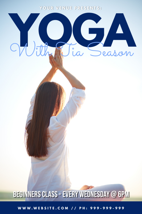 Yoga Poster Template | PosterMyWall