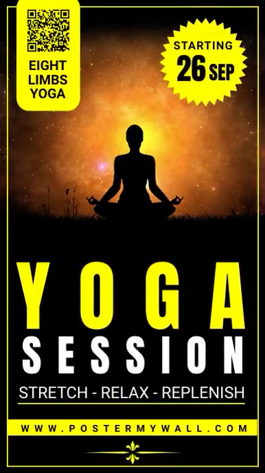 Yoga session Post Template | PosterMyWall