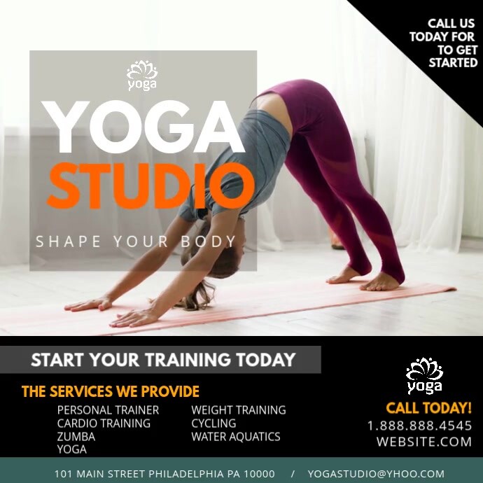 YOGA STUDIO Template | PosterMyWall
