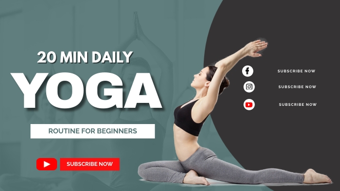 YOGA THUMBNAIL FLYER Template | PosterMyWall