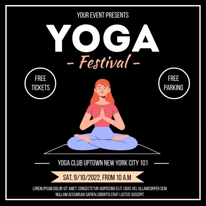 Copy of YOGA VIDEO AD | PosterMyWall