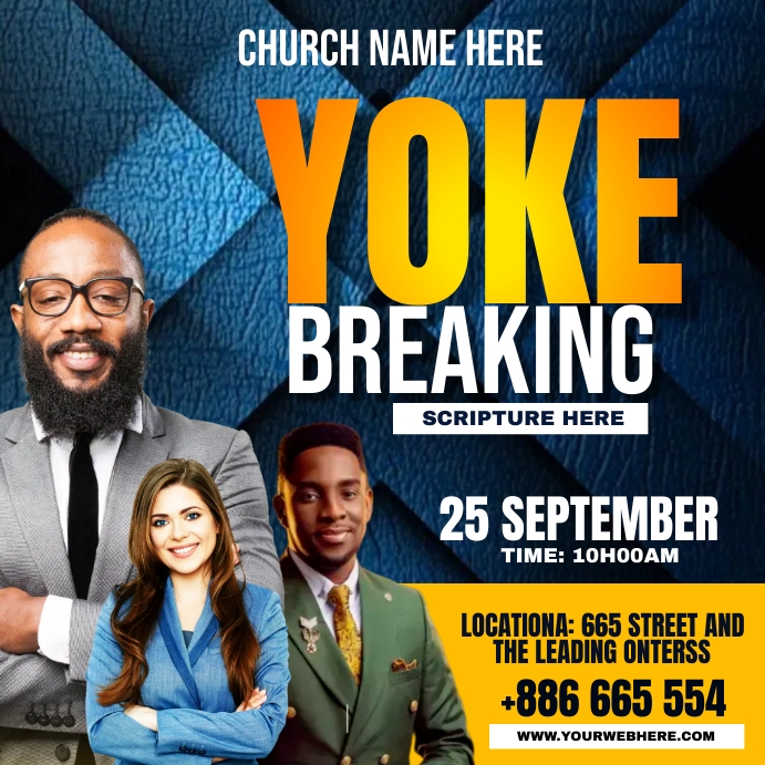 Plantilla de yoke breaking | PosterMyWall