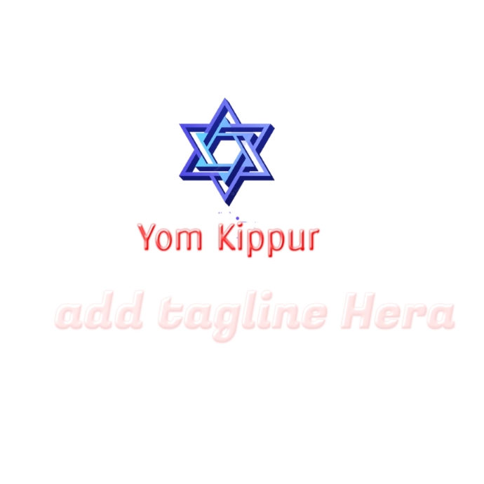 Yom Kippur logo design Template | PosterMyWall