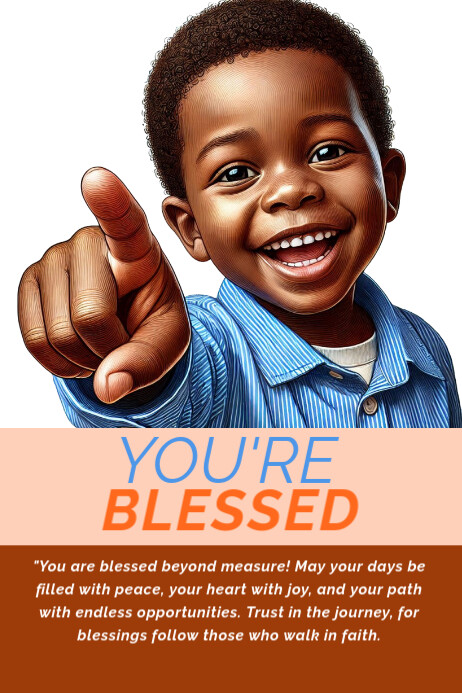 You're blessed Template | PosterMyWall