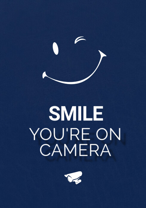 you're on camera poster Template | PosterMyWall